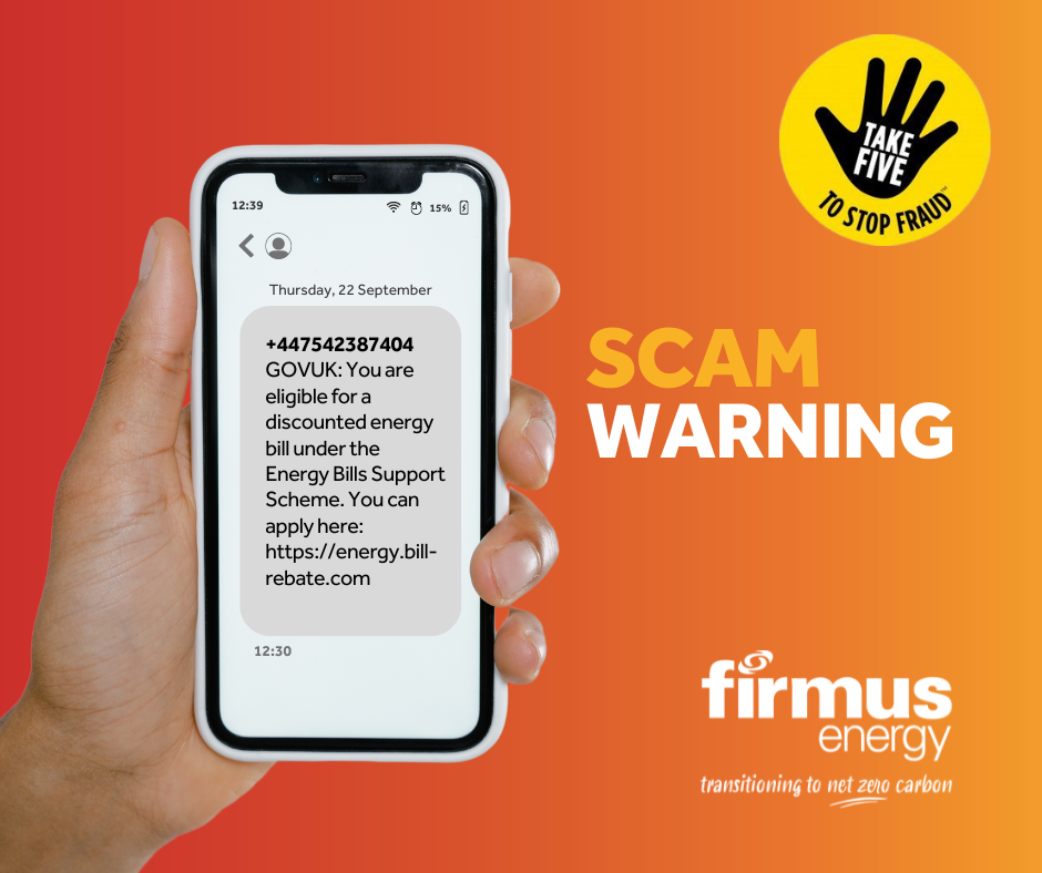 Scam Warning | firmus energy