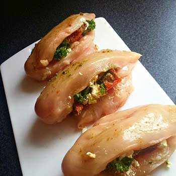 Stuffed Chicken Fillets recipe with feta | firmus energy